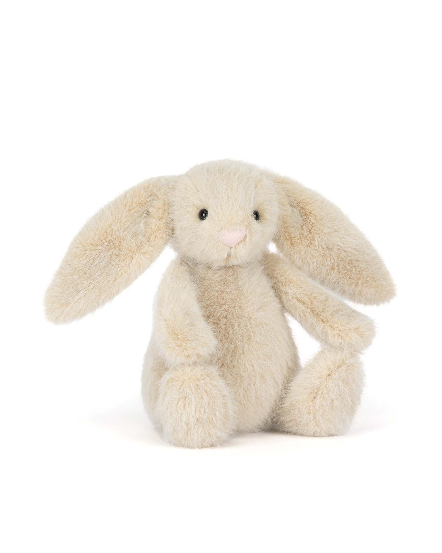 jellycat wheat flufflet bunny play at Little