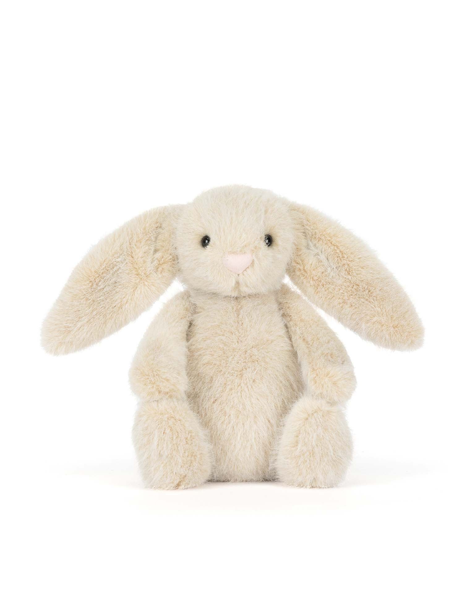 jellycat wheat flufflet bunny play at Little