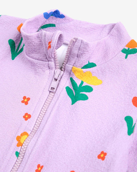 garden party all over swim overall in lavender – Little