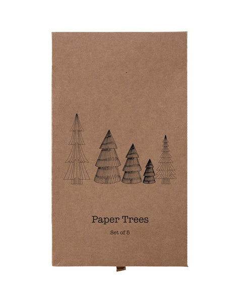 paper folding honeycomb trees w/ glitter – Little