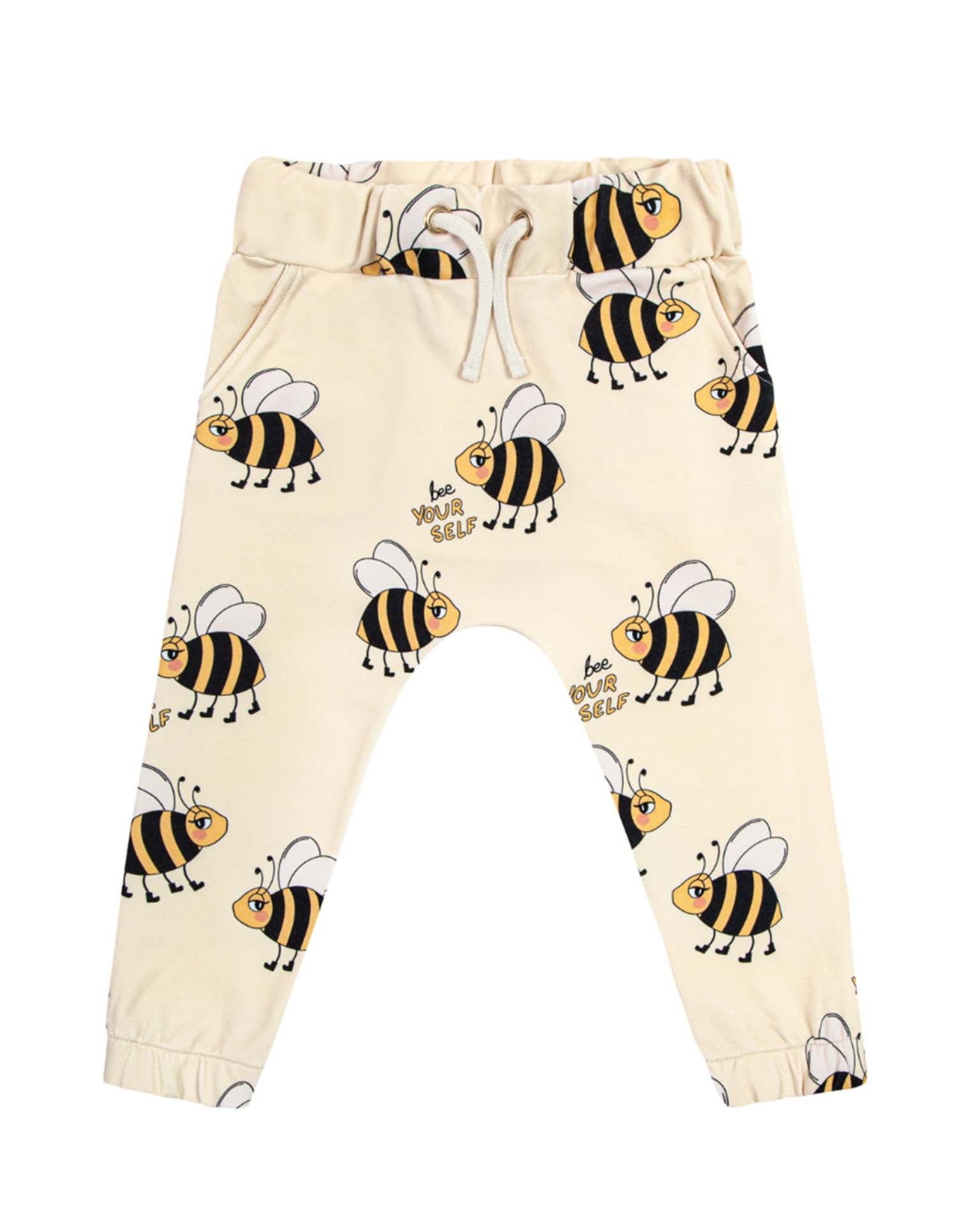 bee pants in ecru – Little