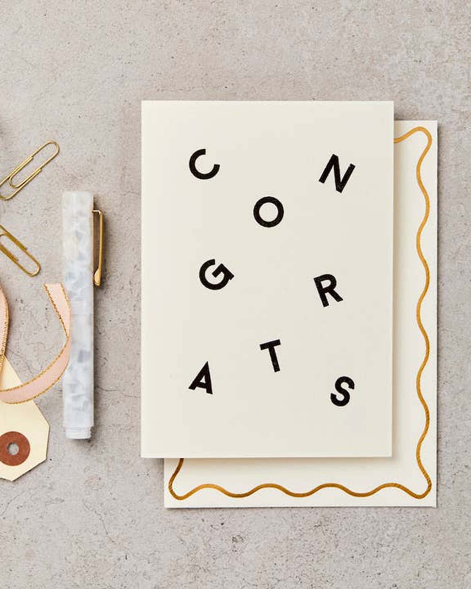 scatter congrats card – Little