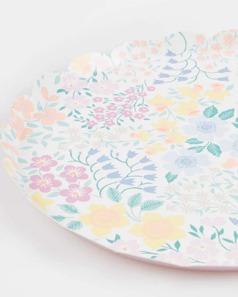 meri meri cottage garden side plates party at Little