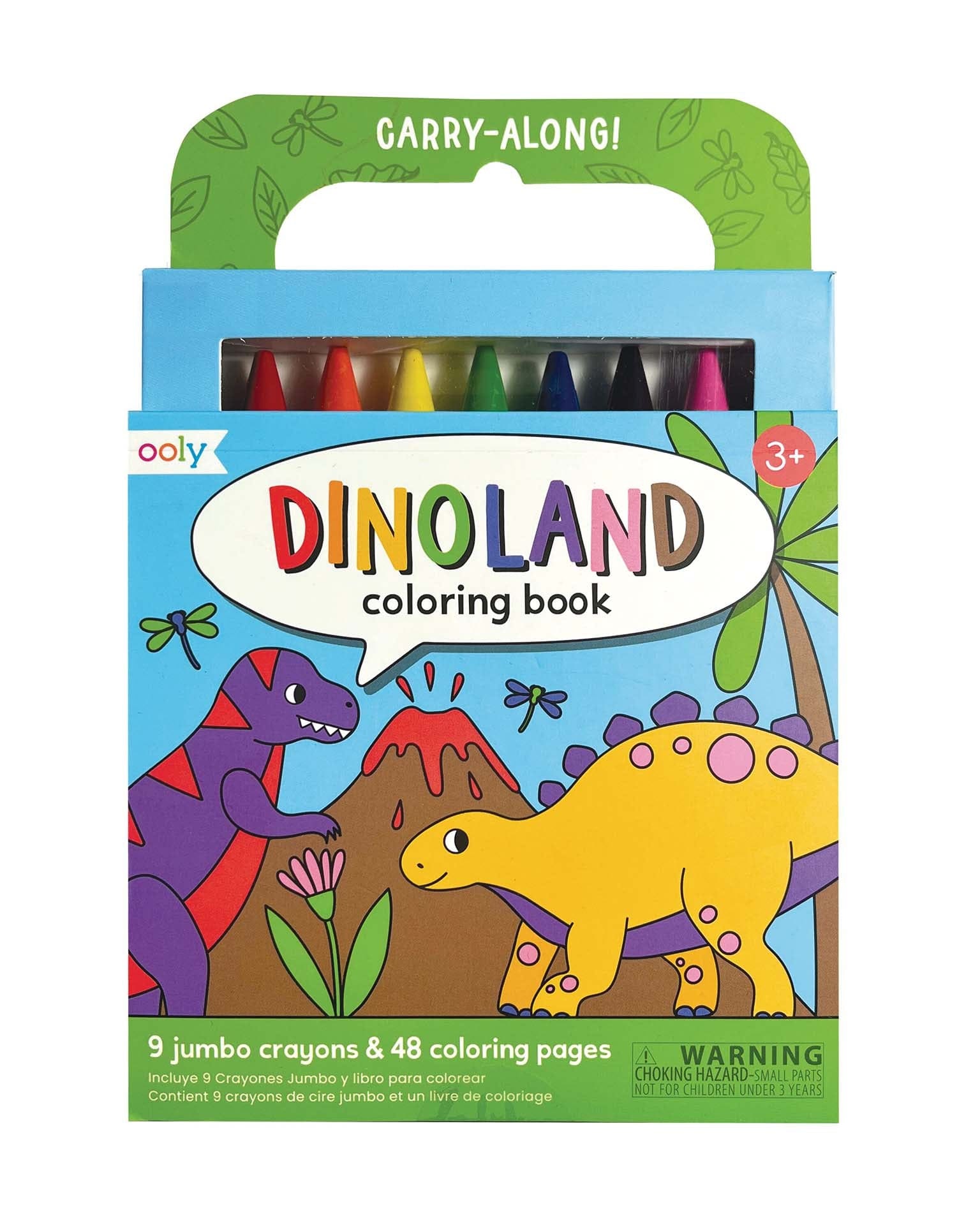 carry along coloring book - dinoland – Little