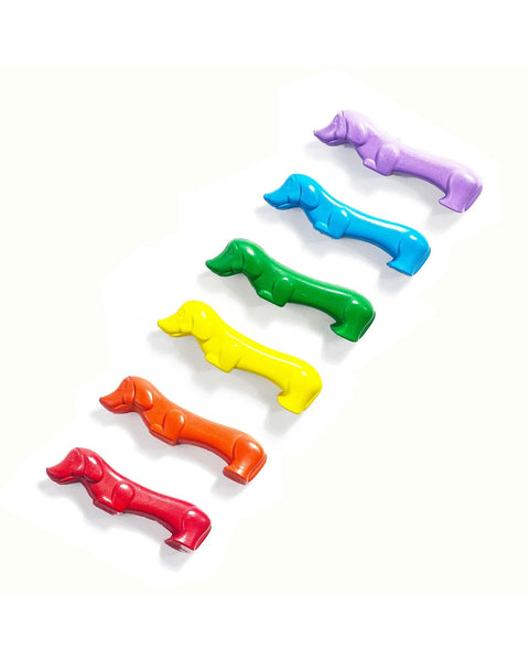 paw some pups dog crayons - set of 6 – Little