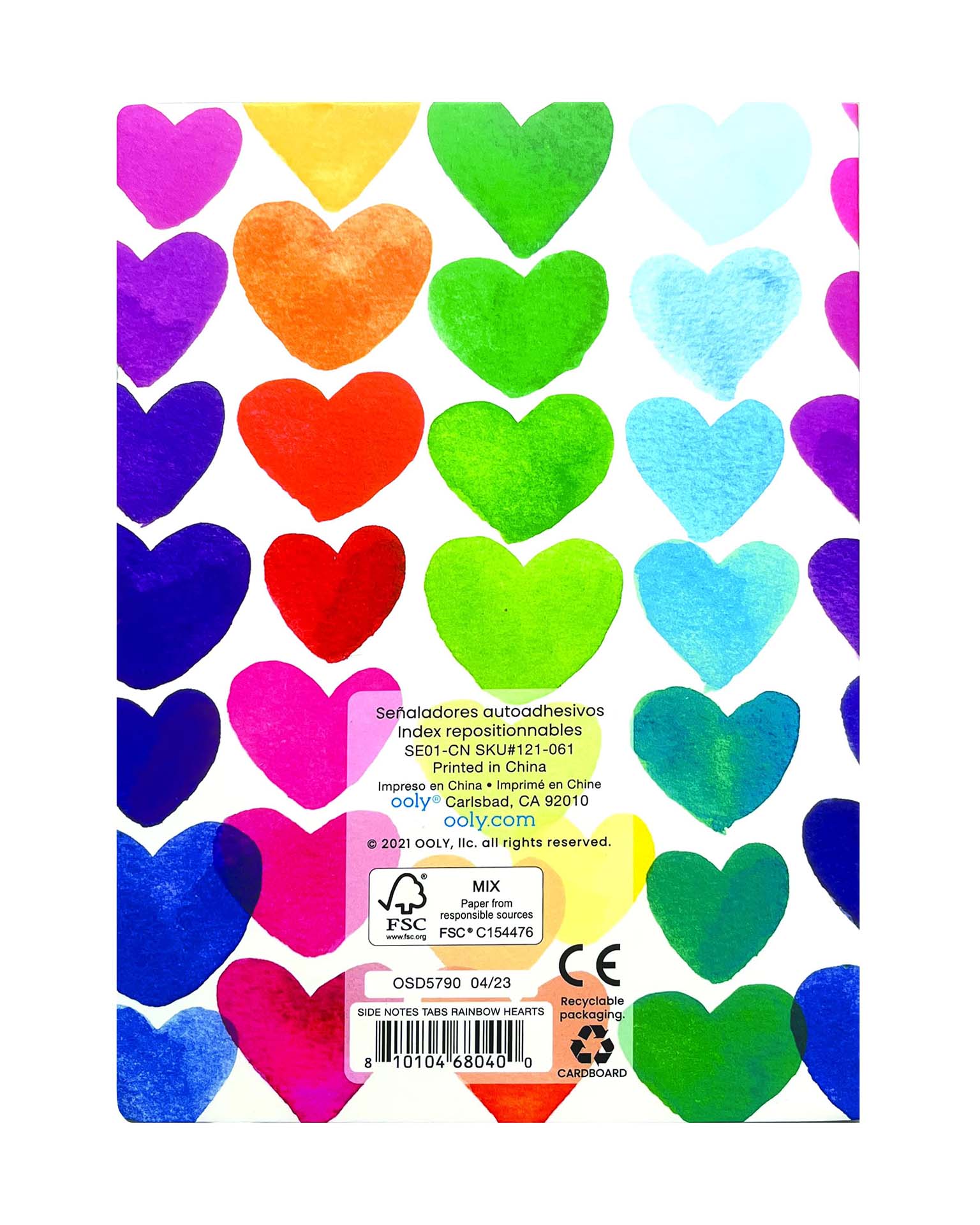 side notes - rainbow hearts – Little