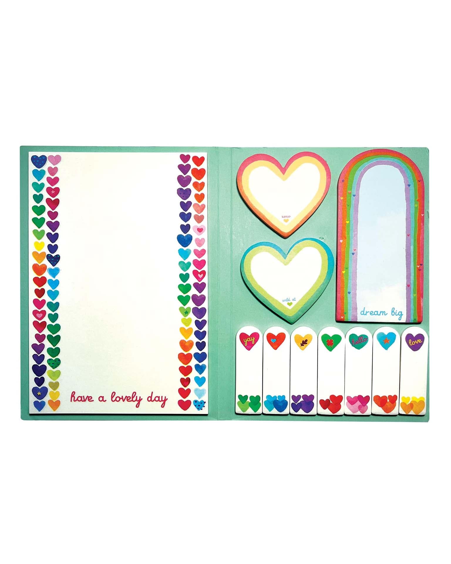side notes - rainbow hearts – Little