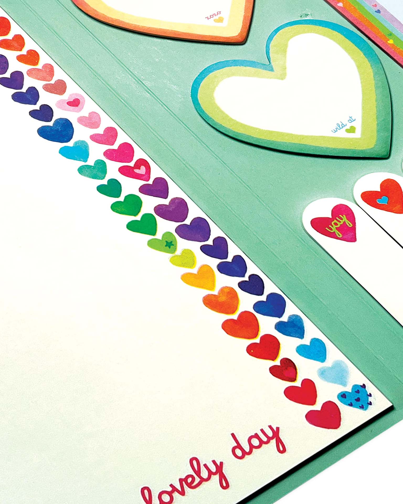 side notes - rainbow hearts – Little