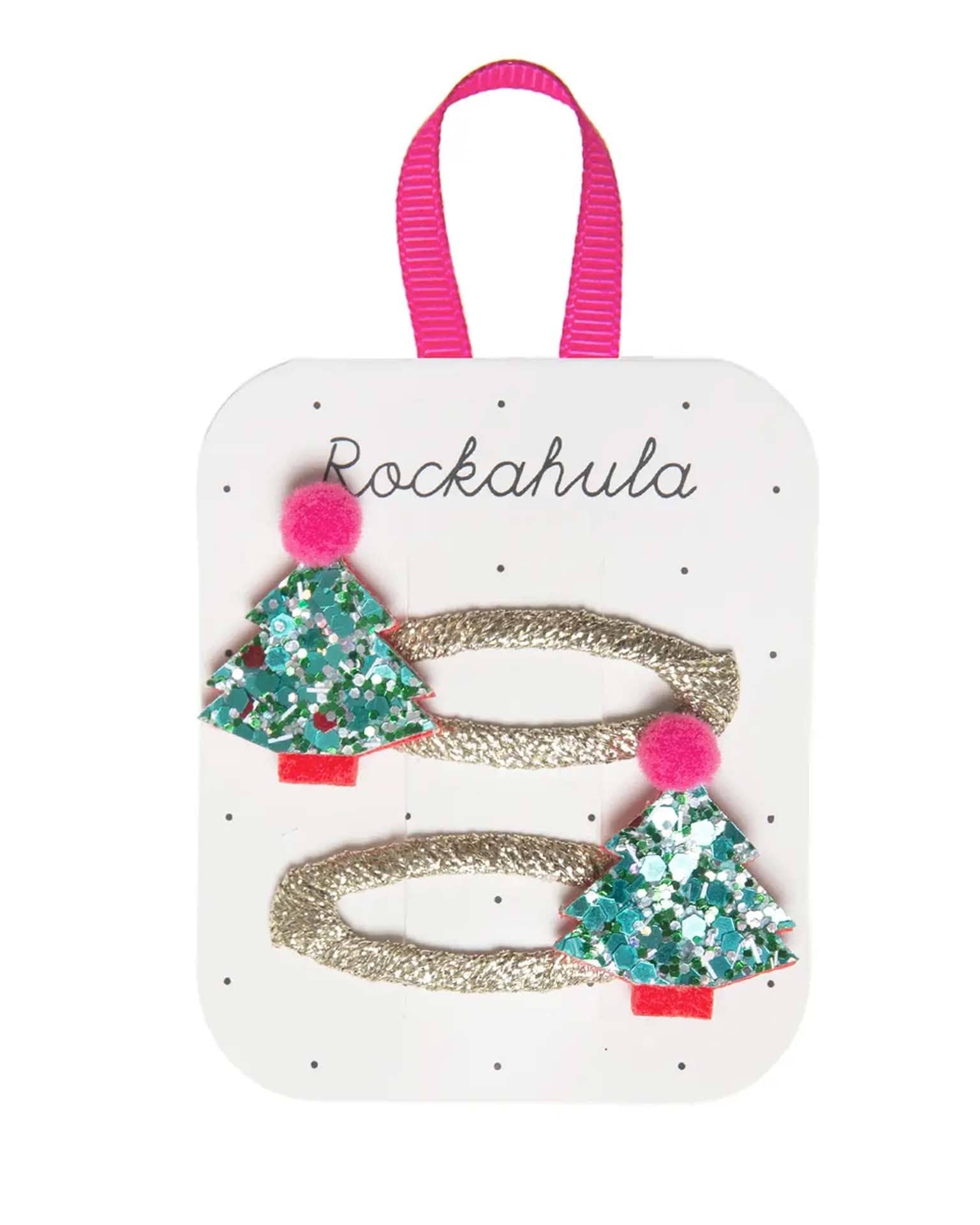 christmas tree glitter clips – Little