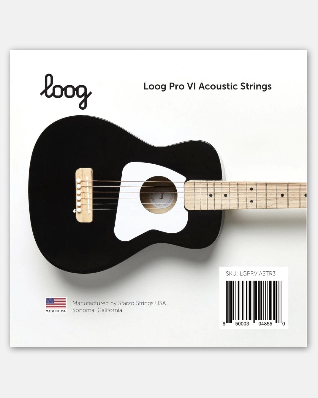loog pro VI acoustic guitar strings – Little