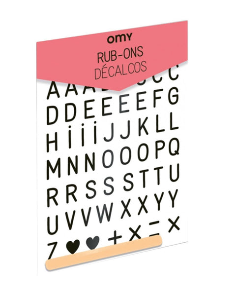 Rub On Decals Letters – Little